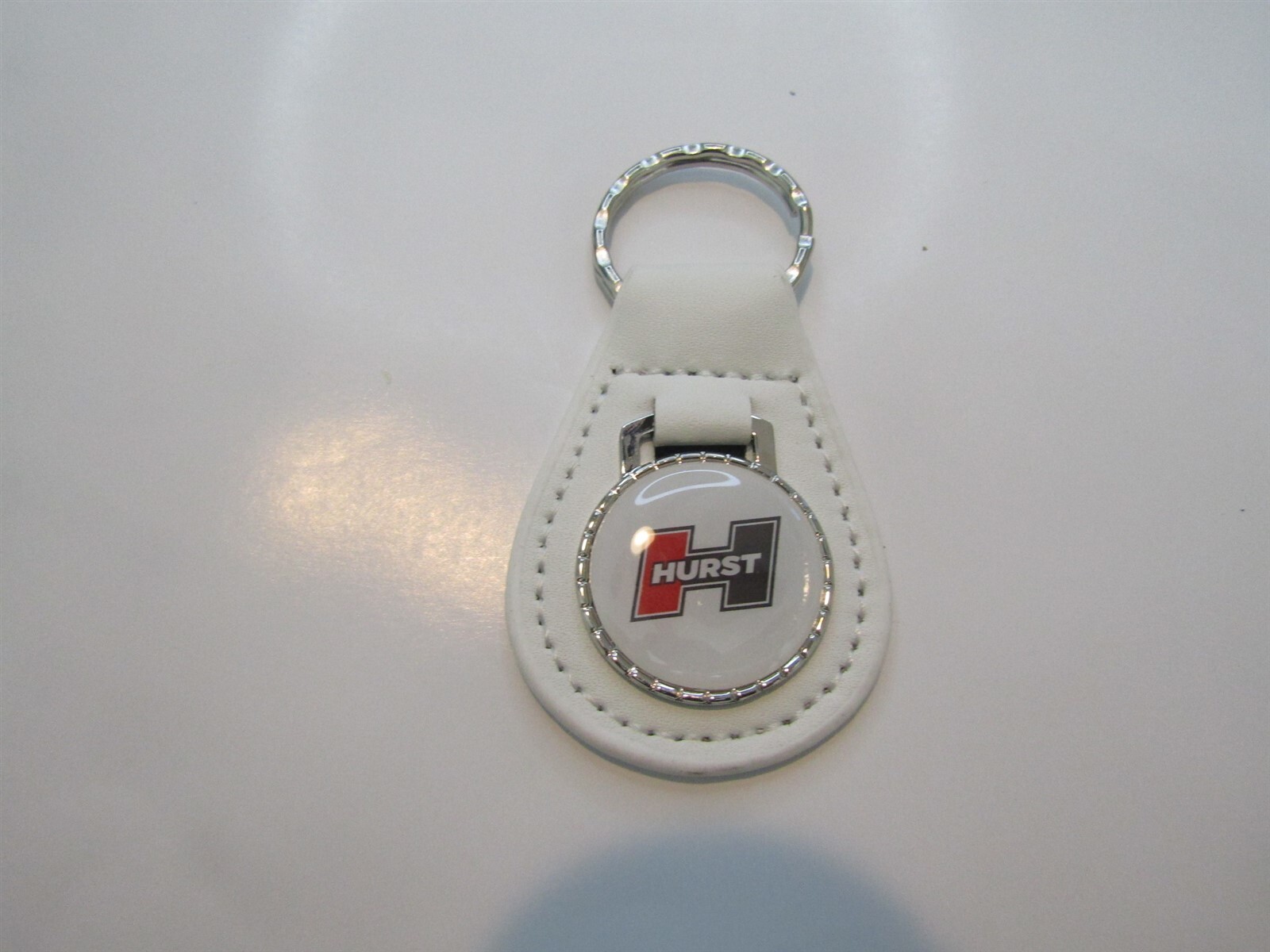 HURST SHIFTER SHIFTERS "H" LOGO KEYCHAIN KEYRING NEW WHITE | eBay