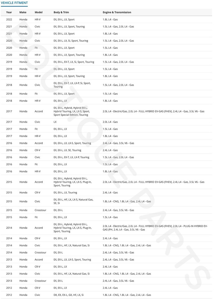 OEM Genuine for Honda Ignition Switch 35130-TR0-A01 Steering Accord CR ...