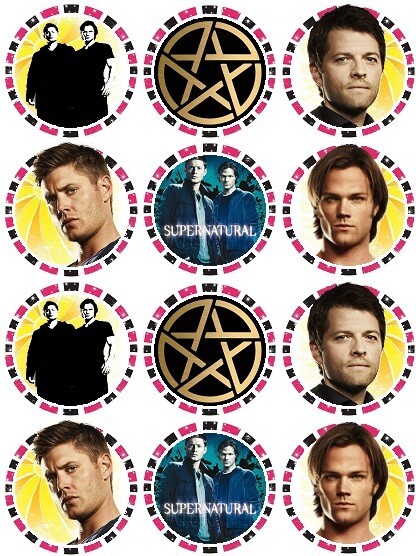 Supernatural Cake Toppers