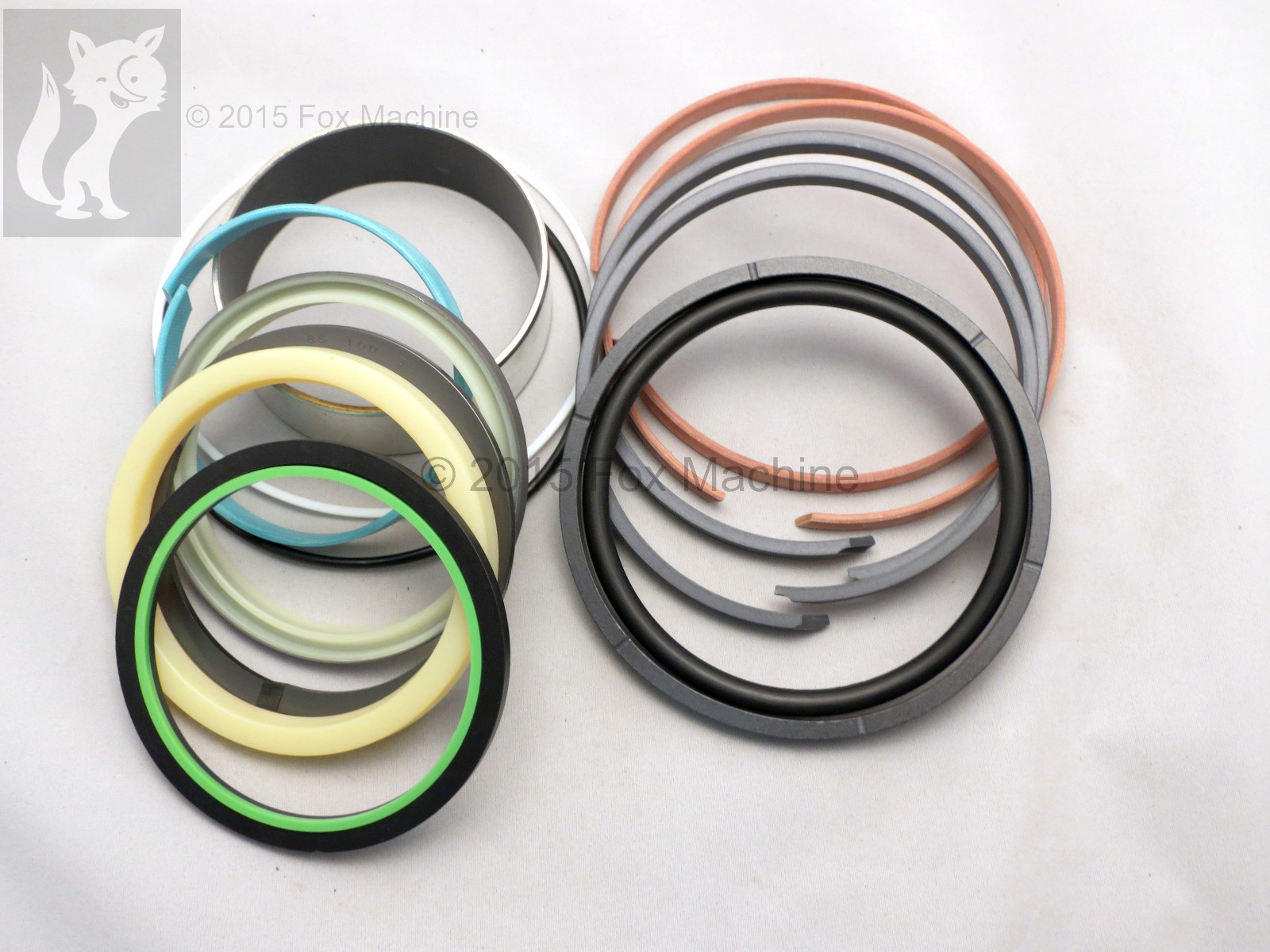 Seal Kit for Hitachi EX200 Excavator Boom Cylinder + wear rings | eBay