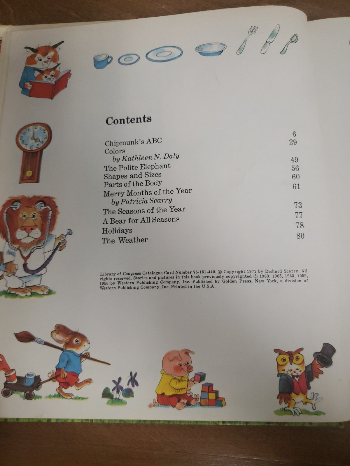 Look and Learn Library: Things to Know by Richard Scarry. Vintage 1971 ...