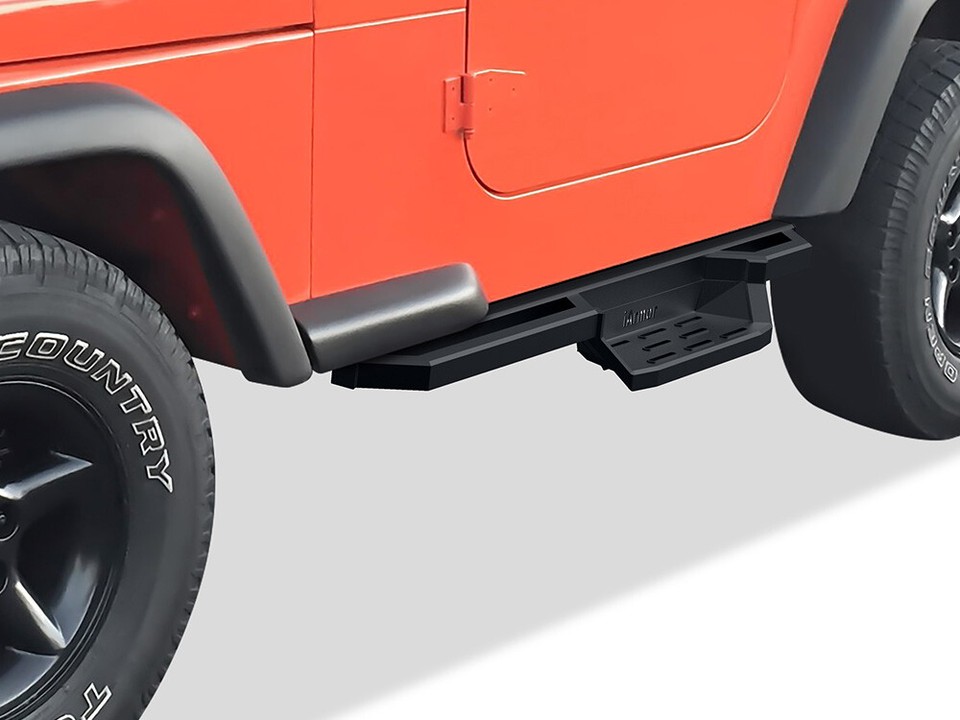 iArmor Stainless Steel Pocket Steps Armor Fit 87-06 Jeep Wrangler TJ YJ ...