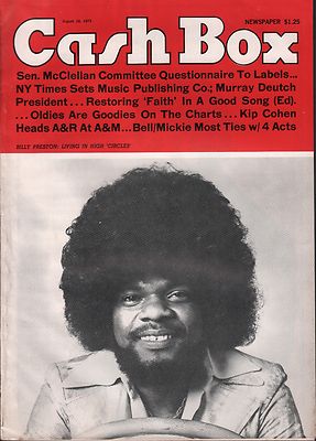 Cash Box August 18 1973 Billy Preston EX 120115DBE | eBay