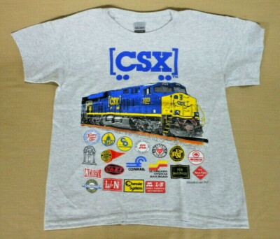 CSX Heritage Railroad T-Shirt Youth and Adult | eBay