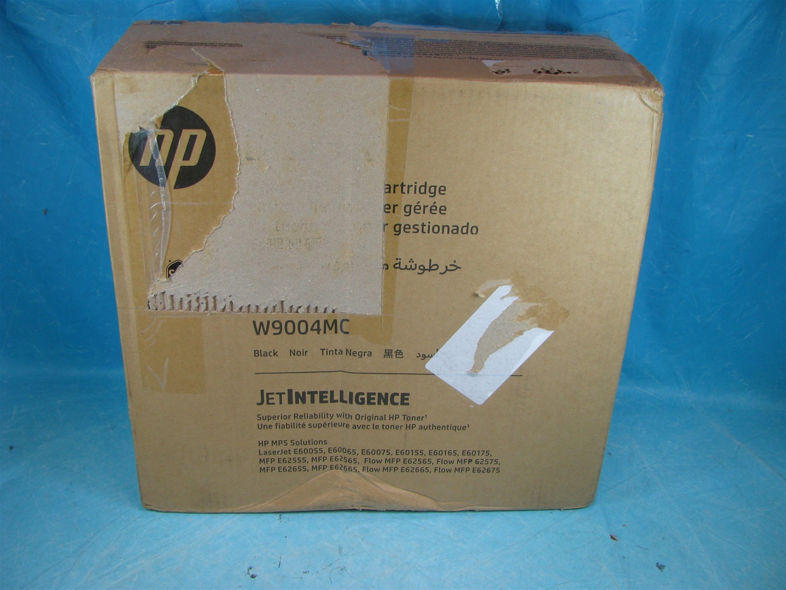 GENUINE HP BLACK PRINT CARTRIDGE - W9004MC - E60055 E60065 - OPEN ...