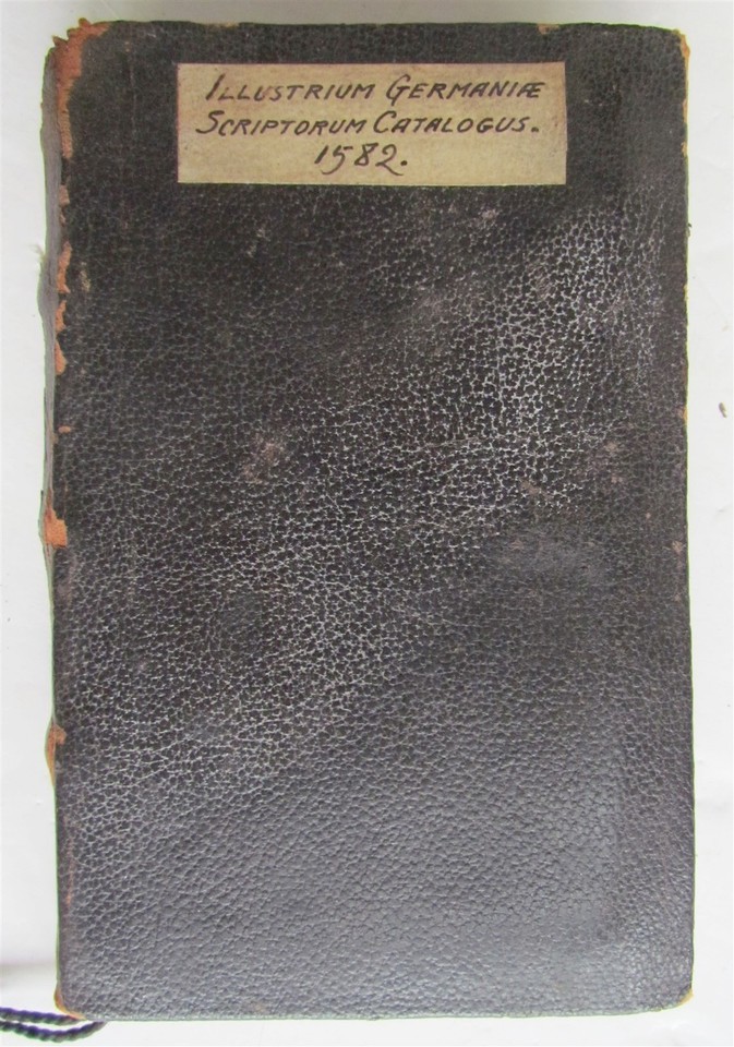1582 ILLUSTRUM GERMANIAE SCRIPTORUM CATALOGUS Cornelis Loos antique ...