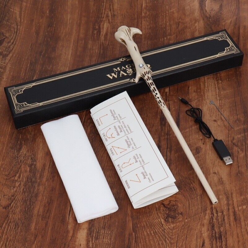 Harry Potter Magic Fire Wand Shooter Fireball Firing Wand Dumbledore ...