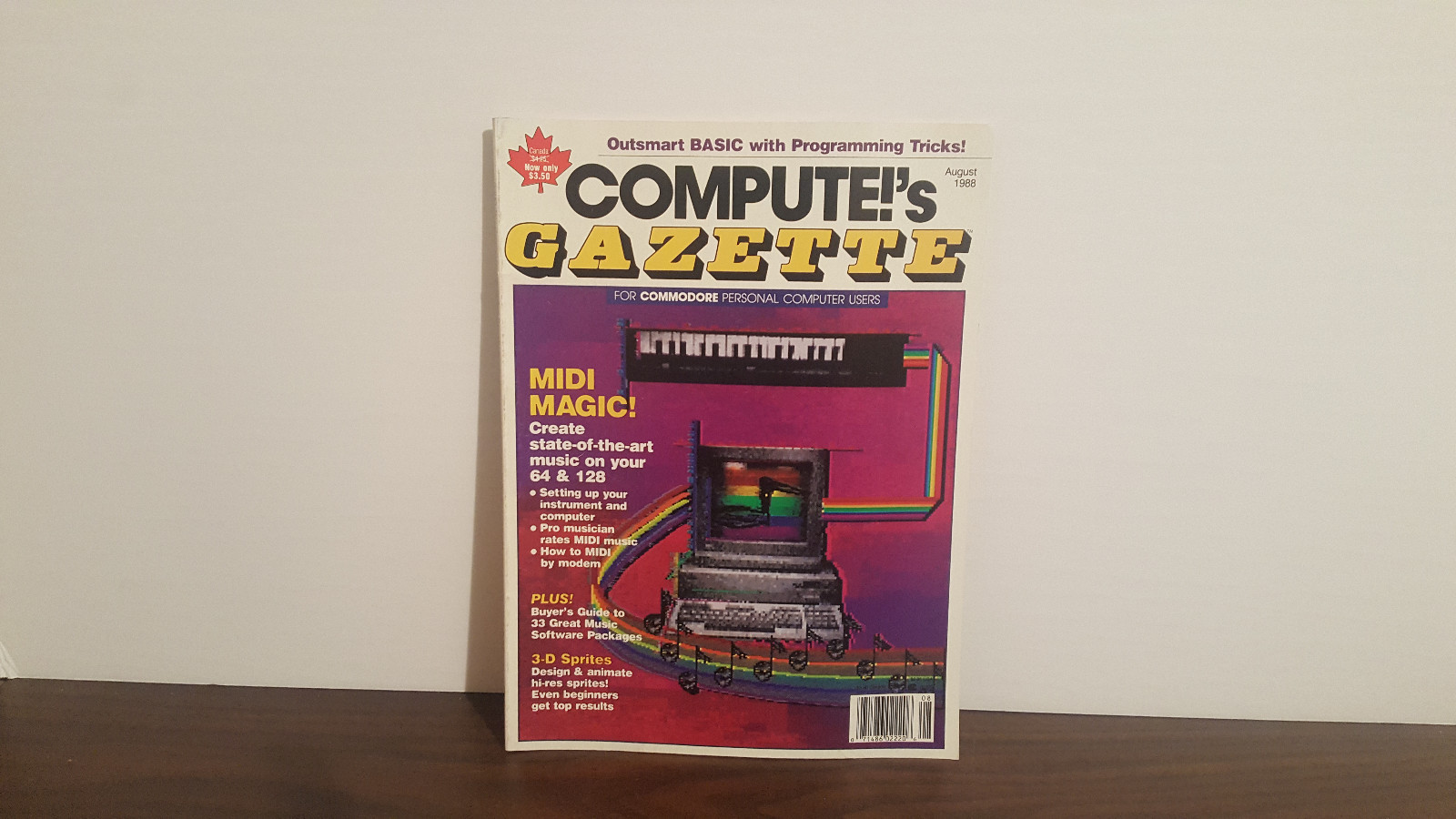 Compute!'s Gazette August 1988 Volume 6, No 8, Issue 62. | eBay