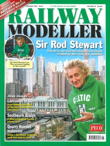 UK Railway Modeller Magazine: Rod Stewart, Train Scale Model Kit Hobby ...
