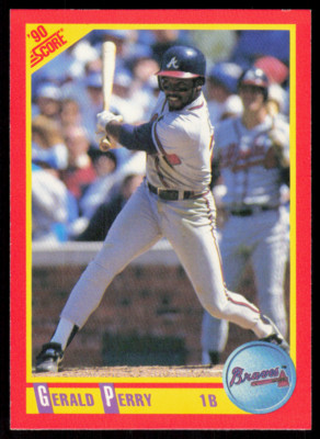 1990 Score 249 Gerald Perry Atlanta Braves | eBay