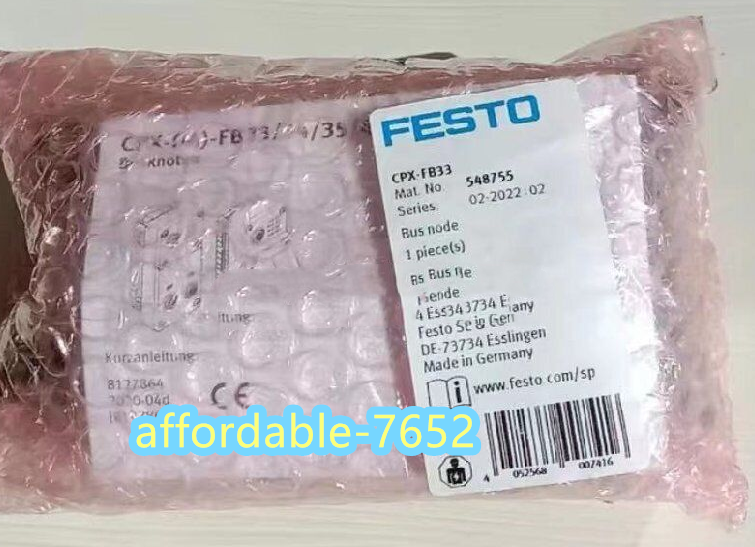 CPX-FB33 548755 FESTO Input control module Brand New by DHL or Fedex ...