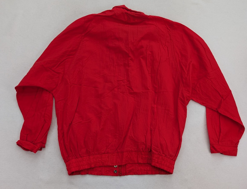 EB Sport Vintage Men's Windbreaker Jacket Size L Red Lightweight ...