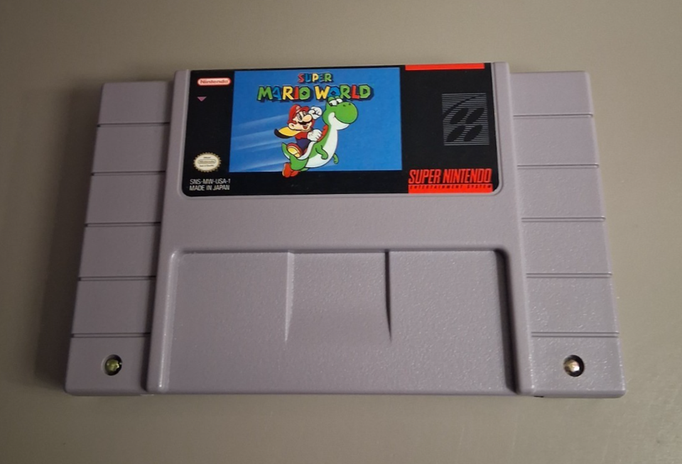 Super Nintendo Entertainment System (SNES Console) Mario World Bundle ...