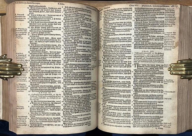 1583 'The Bible' Geneva Version. Christopher Barker, London. Fine ...