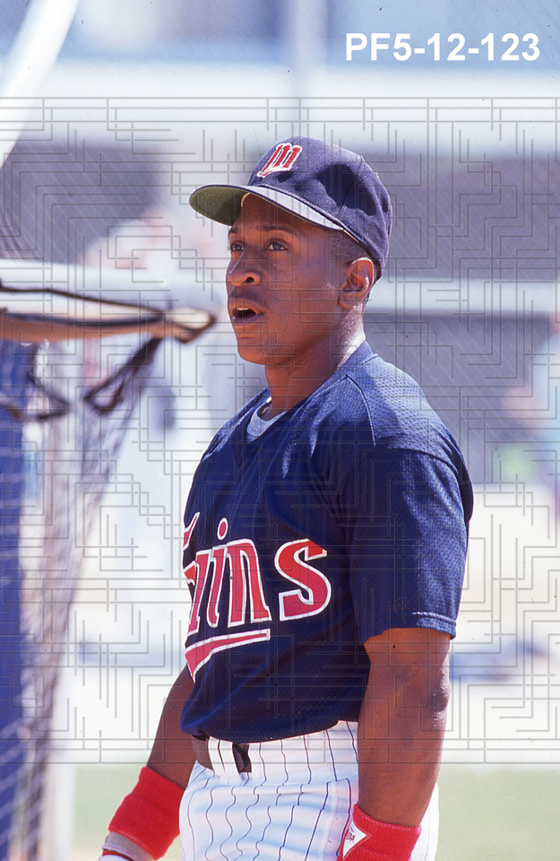 Jarvis Brown 1990 Twins - five 35mm color slides - PF5-12-121/122/123 ...