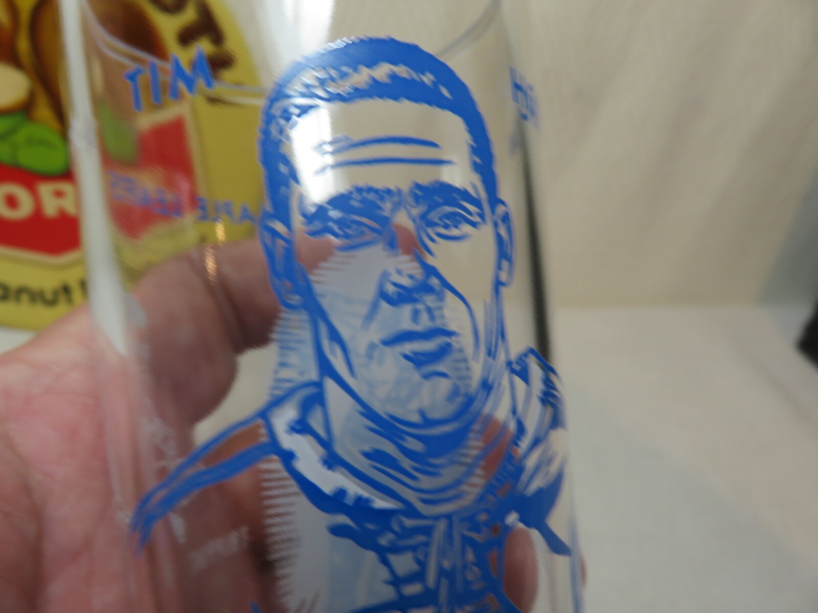 York Peanut Butter Tim Horton Maple Leafs NHL Canada hockey glass 1961 ...