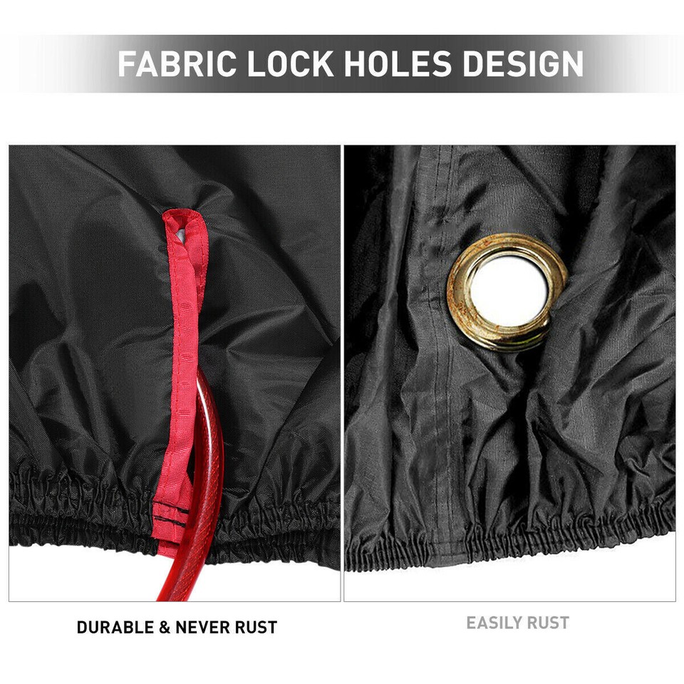 Multi-Functional 210D Foldable Waterproof Bicycle Rain Cover Protective ...