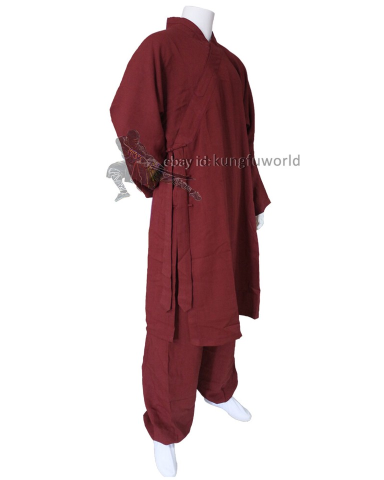 25 Colors Shaolin Wudang Taoist Robe Tai chi Uniform Martial arts Kung ...