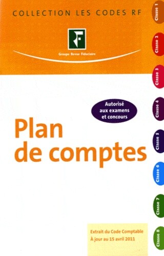 Plan de comptes: Extrait du code comptable a jour du 15 avril 2011 ...