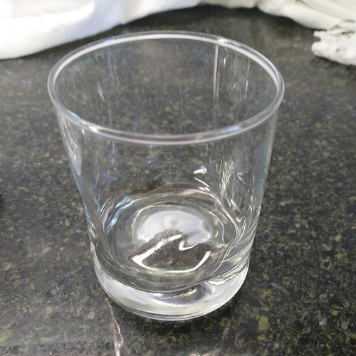 Pinched DIMPLED Tumblers DRINKING GLASSES LOWBALL 10 Oz Set of 4 Like ...