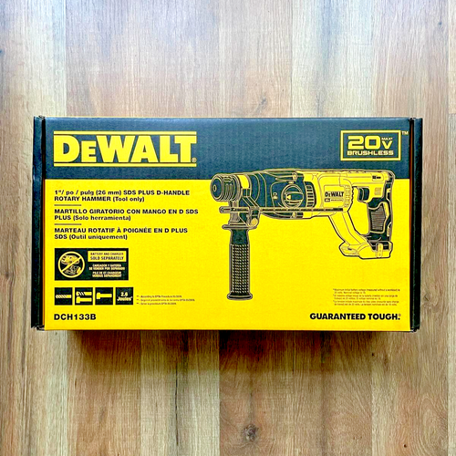 DEWALT DCH133B 20V Max Brushless 1" SDS Plus D-Handle Rotary Hammer ...
