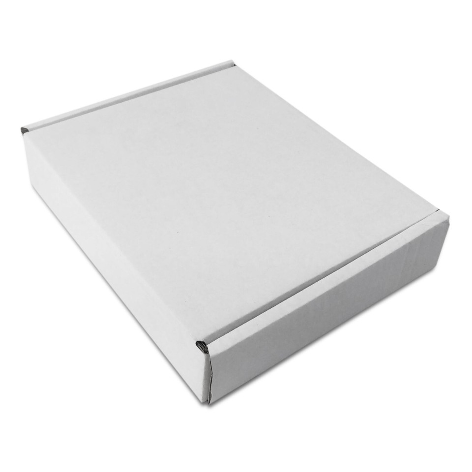 SMALL PARCEL BOXES 250x210x50mm (10x8x2") ROYAL MAIL ANY QTY WHITE ...