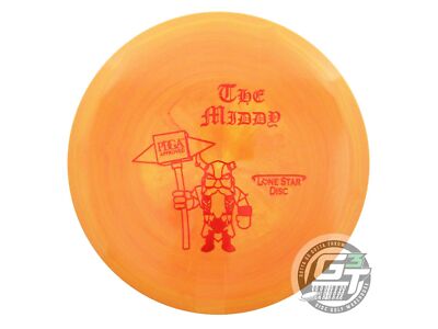 NEW Lone Star ARTIST SERIES Bravo Middy 174g Orange Midrange Golf Disc ...