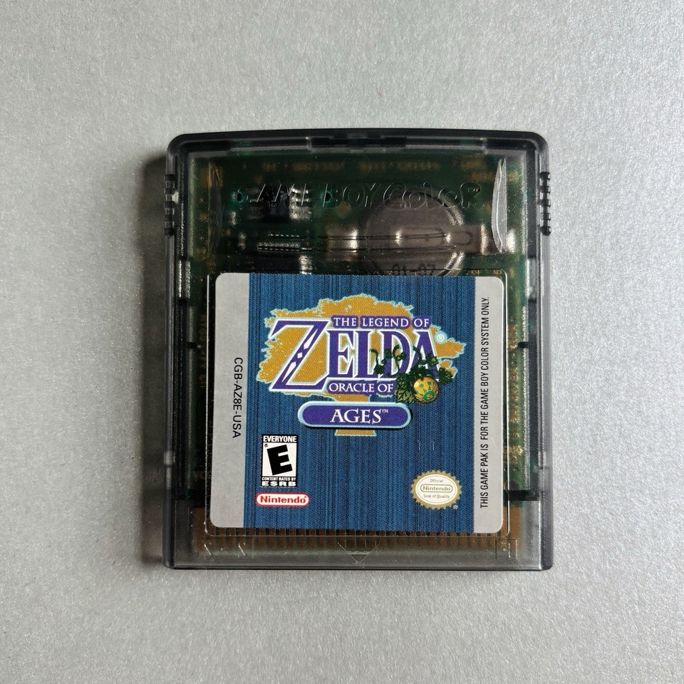 Zelda: Oracle of Ages & Seasons LOT OF 2 Gameboy Color AUTHENTIC Tested ...