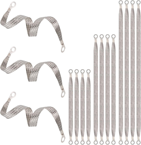 12Pcs Automotive Ground Straps Kit, Universal Engine Grounding Cable ...