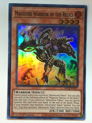 Yugioh The Grand Creators Magicore Warrior of the Relics GRCR-EN027 NM ...