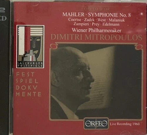 MAHLER SYMPHONIE No.8 Wiener Philharmoniker Dimitri Mitropoulos(2 CD) 1999-RARE | eBay