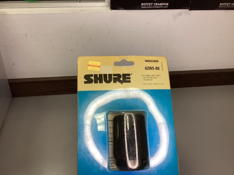 Shure A2WS-BK Microphone Windscreen fits SM56, SM57, SM77, 545 and 546 ...