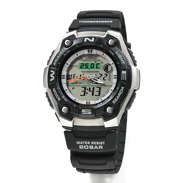 CASIO Collection SPORTS AQW-101J-1AJH Fishing Time Digital 2021s Mens ...