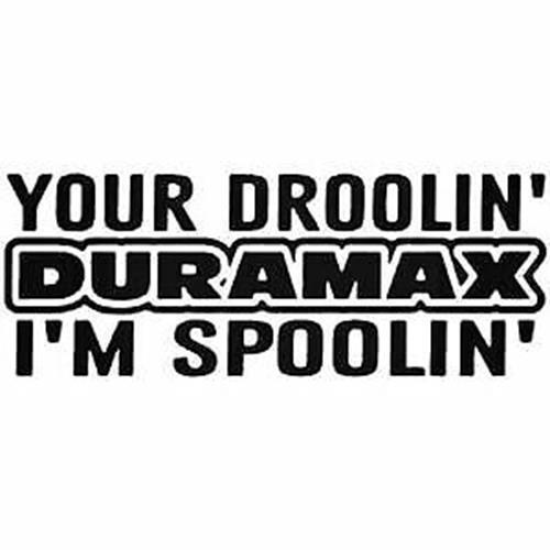 Duramax Droolin' Decal Sticker Window VINYL DECAL STICKER Car Laptop | eBay