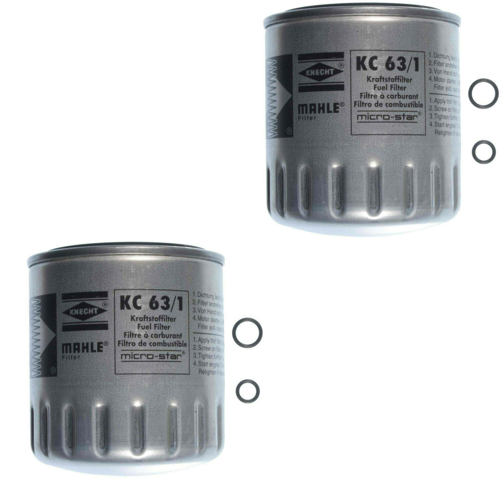 MAHLE KC631 - Fuel filter cross reference