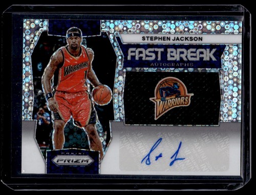 2023-24 Panini Prizm - Fast Break Autographs Stephen Jackson #FB-SJG ...