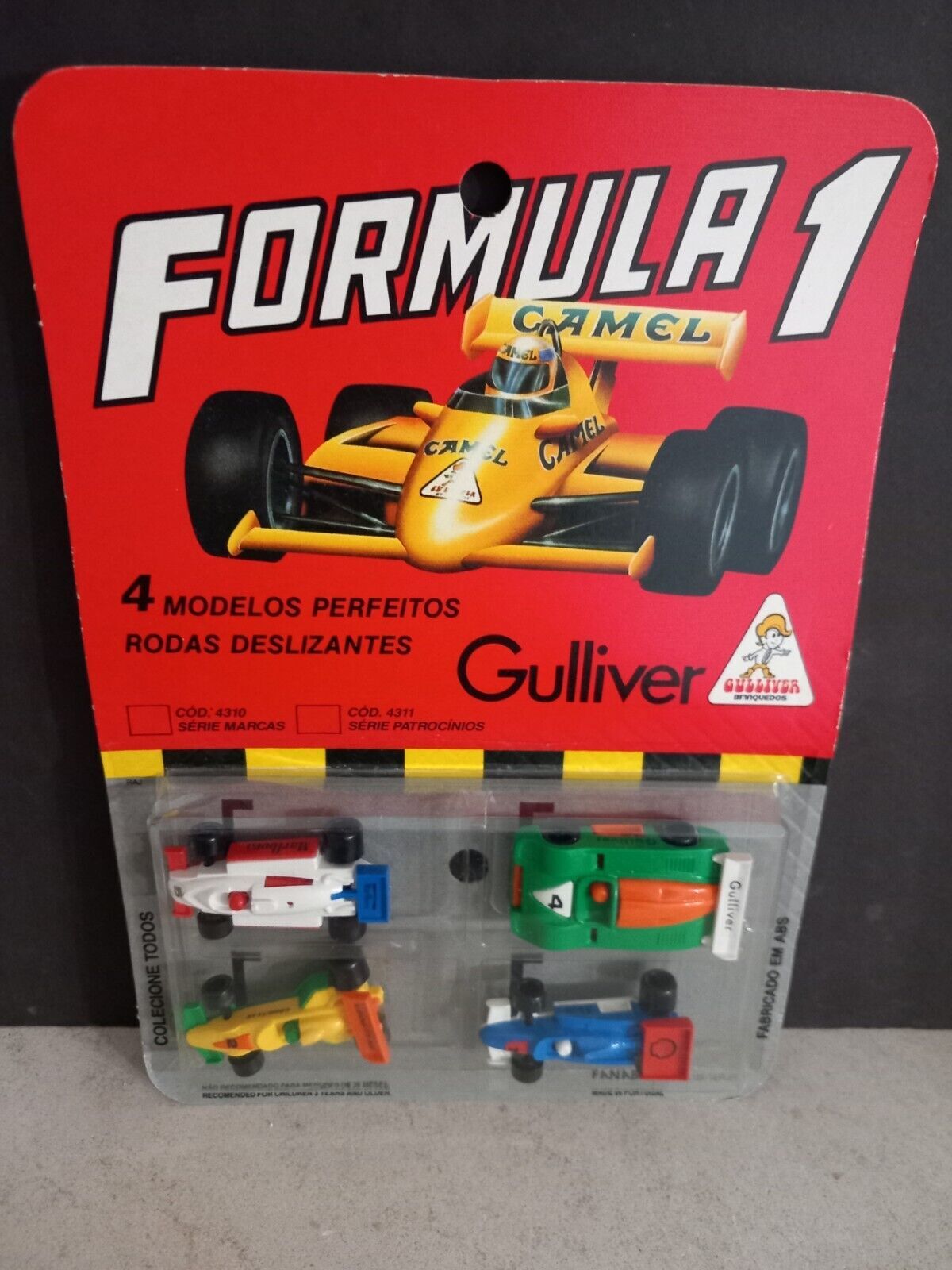Formula 1 Gulliver Racing Cars Toys Fanabri Set of 4 Plastic Toy Cars ...