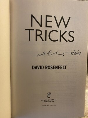 New Tricks by David Rosenfelt Signed Dated 1st Brand New 2009 Hardcover ...