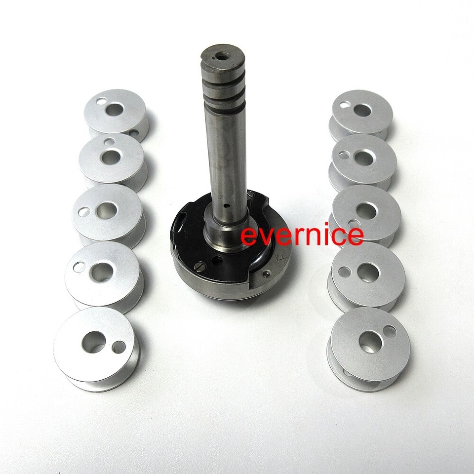 Rotary Hook + 10 Bobbin For Singer 211A 212A141Ba 412U Mitsubishi Lt2 ...