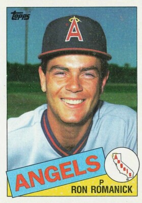 1985 Topps #579 Ron Romanick Angels | eBay