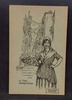 Postcard Canadian Pacific Round The World Cruise Memogram A Gay ...