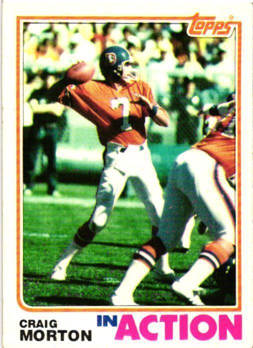 CRAIG MORTON 1982 Topps Football #82 FREE SHIPPING B12R4S16P5 | eBay