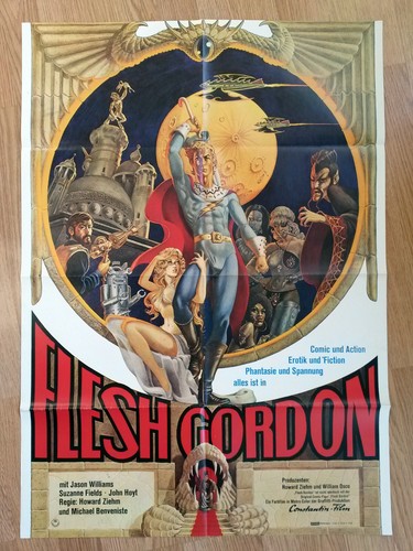 FLESH GORDON - German 1-sheet poster 1974 Sci-Fi - Sexploitation Stop ...