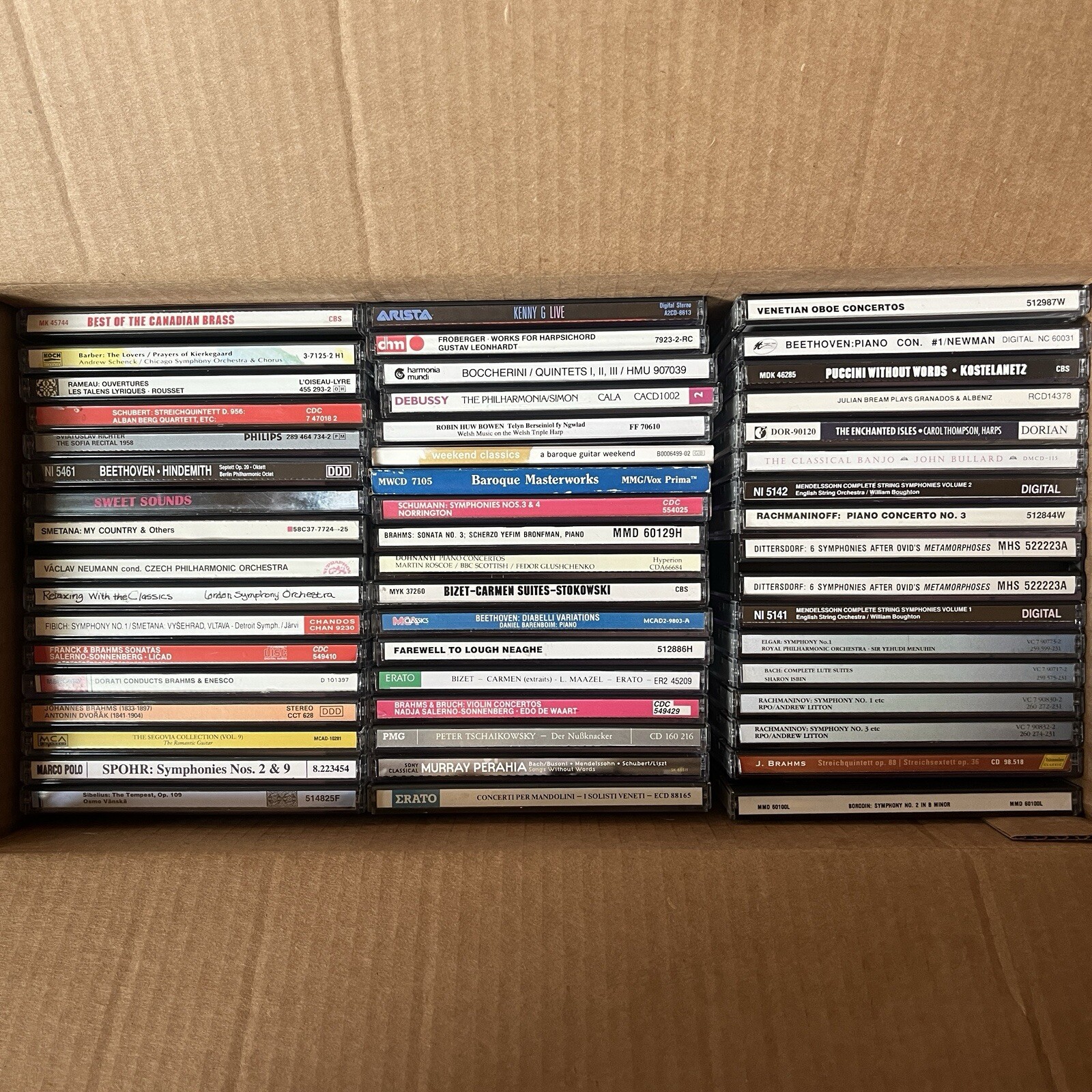 CD BULK Lot of 50 Classical Orchestra Music CDs - Some Opera, Concertos ...