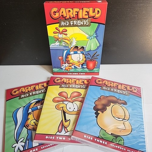 Garfield and Friends - Volume 2 (DVD, 2004, 3-Disc Set) Complete - Free ...