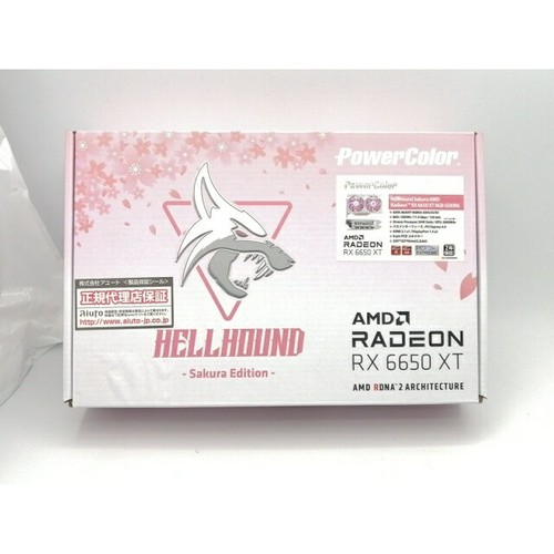 PowerColor Hellhound Sakura AMD RX 6650 XT 8GB GDDR6 White/Pink GPU Ltd ...