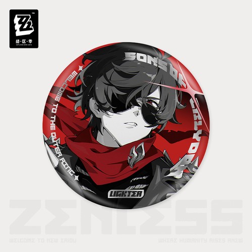 ZZZ miHoYo Zenless Zone Zero Lighter Badge Cinema Pins Sons of Calydon ...