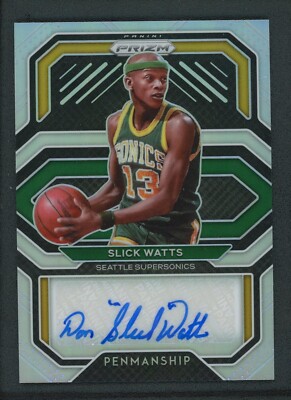 2020-21 SLICK WATTS AUTO PANINI PRIZM PENMANSHIP SILVER AUTOGRAPHS | eBay