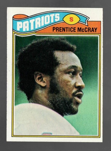 1977 Topps Prentice McCray New England Patriots #272 Excellent | eBay