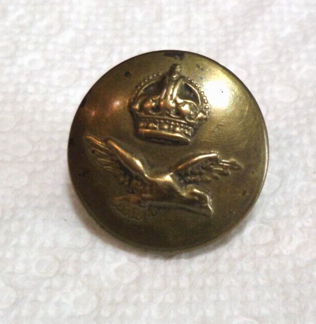 Antique Metal Livery Crest Metal Button RAF Royal Air Force Tunic | eBay